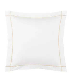 YVES DELORME Athena Square Oxford Pillowcase - Beige