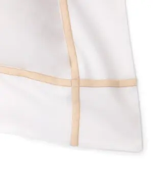 YVES DELORME Athena Square Oxford Pillowcase - Beige
