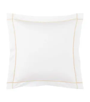 YVES DELORME Athena Square Oxford Pillowcase - Beige
