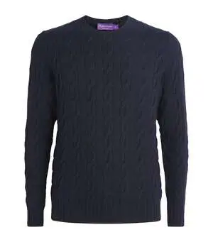Ralph Lauren Purple Label Textured Sweaters For Men