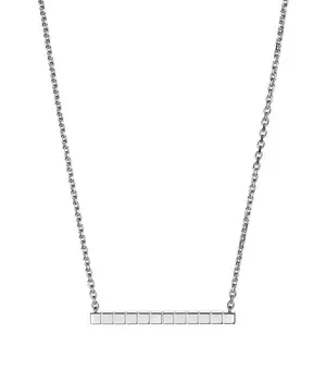 Chopard Ice Cube Diamond Necklace In White