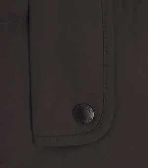 YVES SALOMON Down & Mink Technical Puffer Jacket - Black