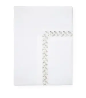 PRATESI Federico King Flat Sheet - Silver