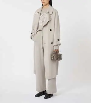 Max Mara Wool-blend Logo Sweater - Beige
