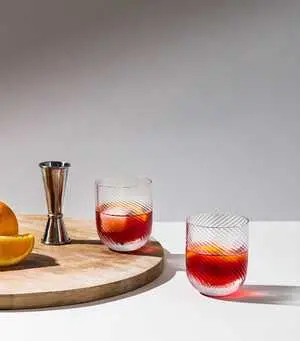 RICHARD BRENDON Crystal Optic Tumblers