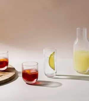 RICHARD BRENDON Crystal Optic Tumblers
