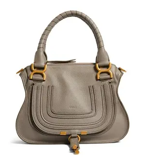 Chloé Marcie Small Top Handle Bag - Grey