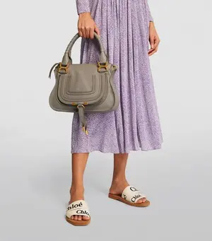 Chloé Marcie Small Top Handle Bag - Grey