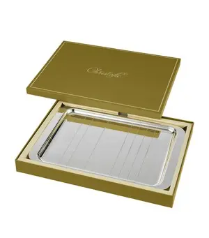 Christofle Plated Graphik Tray