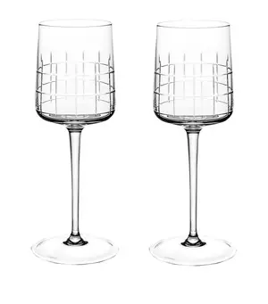 Christofle Crystal Red Wine Glasses - Silver
