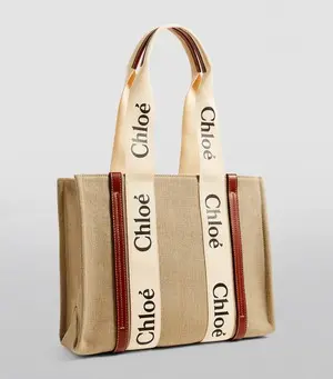 Chloé Medium Woody Tote Bag - Brown