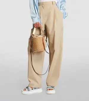 Chloé Small Woody Basket Bag - Brown