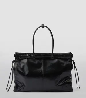Prada Large Leather Bonnie Top-handle Bag