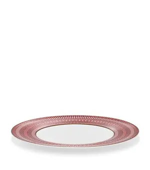 THE MARTHA, BY BACCARAT Set Of 2 Arcadia Red Dinner Plates
