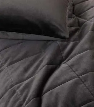 Frette Luxury Velvet Cushion Cover - Grey