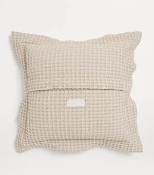 PETER REED Textured Checkers Oxford Cushion