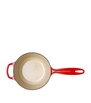 LE CREUSET Set Of 3 Cast Iron Saucepans