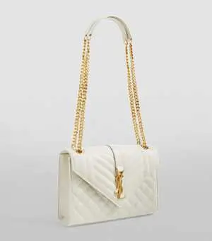 Saint Laurent Medium Envelope Matelassé Shoulder Bag