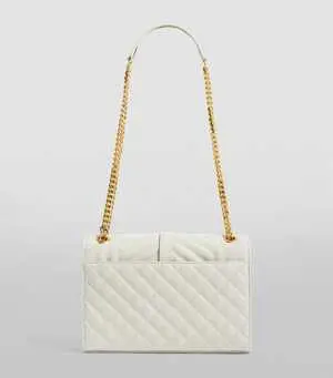Saint Laurent Medium Envelope Matelassé Shoulder Bag