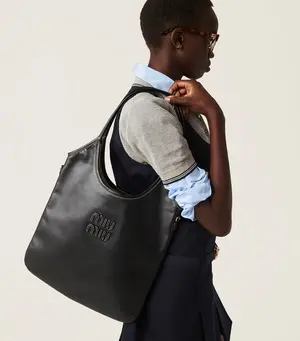 Miu Miu Leather Ivy Tote Bag