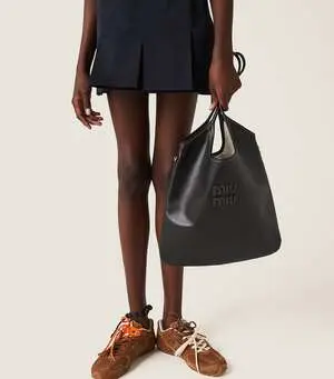 Miu Miu Leather Ivy Tote Bag