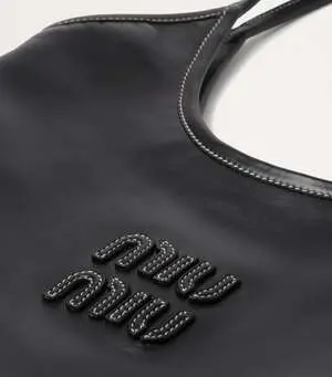 Miu Miu Leather Ivy Tote Bag