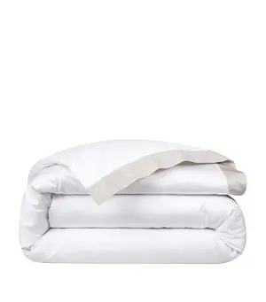 Ralph Lauren Cotton Langdon Super King Duvet Cover - Silver