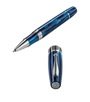 MONTEGRAPPA Sterling Silver-trim Extra 30 Rollerball Pen - Blue