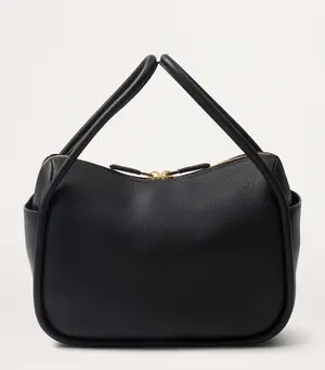 Prada Darling Leather Top Handle Bag - Black