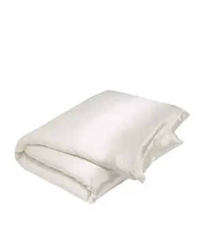 Gingerlily Silk Super King Duvet Cover Ivory