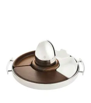Christofle Stainless Steel Mood Coffee Tray - Silver