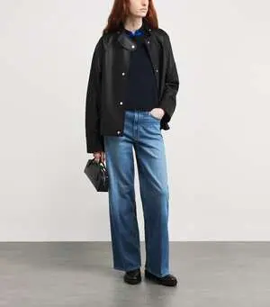 Paige Anessa Wide-leg Cropped Jeans