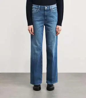 Paige Anessa Wide-leg Cropped Jeans
