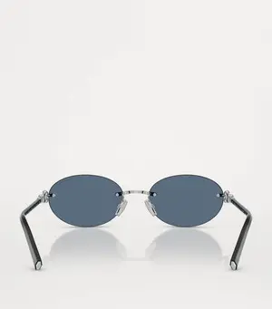 Tiffany & Co. Oval Metal Sunglasses