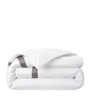 YVES DELORME Linea Platine Duvet Cover
