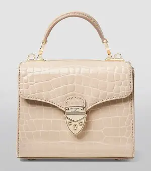 ASPINAL OF LONDON Mini Mayfair Top-handle Bag - Neutral