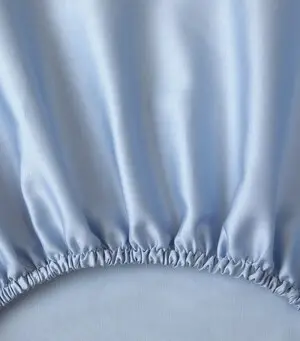 YVES DELORME Triomphe Celeste Super King Fitted Sheet