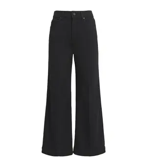 Paige Anessa Wide-leg Cropped Jeans