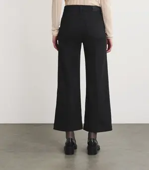Paige Anessa Wide-leg Cropped Jeans