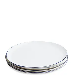 FELDSPAR Set Of 4 Cobalt Dinner Plates