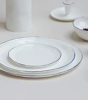 FELDSPAR Set Of 4 Cobalt Dinner Plates