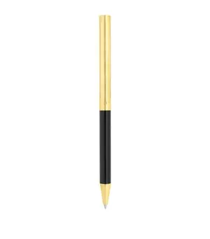 S.t. Dupont Palladium Lacquer Classique Ballpoint Pen - Gold