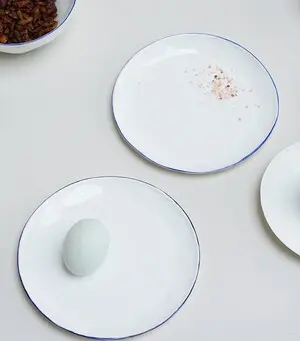 FELDSPAR Set Of 4 Cobalt Cake Plates