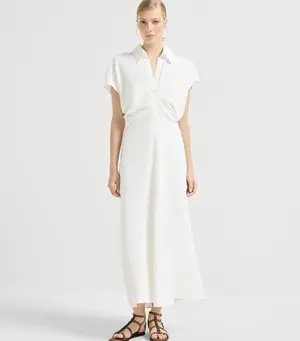 Brunello Cucinelli Twill Maxi Dress