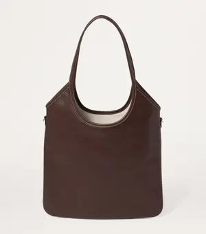 Miu Miu Leather Ivy Tote Bag - Brown