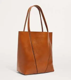 Chloé Medium Calfskin Spin Tote Bag - Brown
