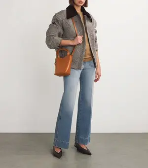 Chloé Small Calfskin Spin Tote Bag - Brown
