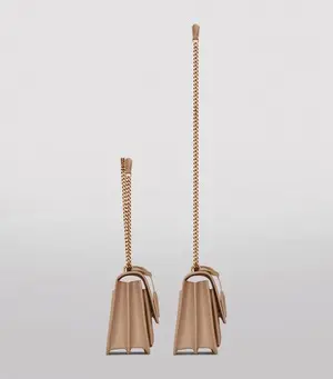 Saint Laurent Medium Sunset Shoulder Bag - Beige
