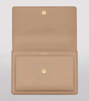 Saint Laurent Medium Sunset Shoulder Bag - Beige