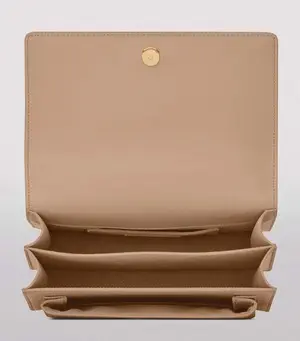 Saint Laurent Medium Sunset Shoulder Bag - Beige